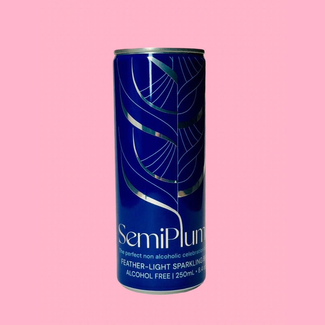 SemiPlume — Feather-Light Sparkling Brut, Alcohol Free, 4-Pack Cans ...