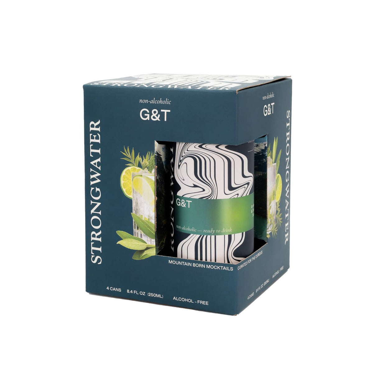 STRONGWATER — G&T, 4-Pack Cans – Minus Moonshine