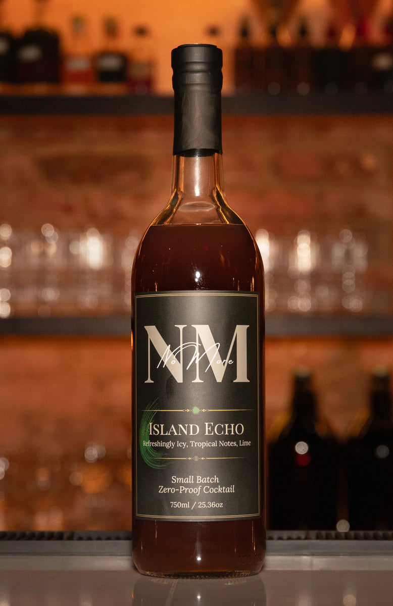 No More — Island Echo, Zero Proof Cocktail, 750 ml – Minus Moonshine