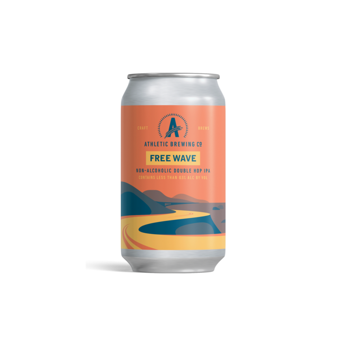 Athletic Brewing Co. — Free Wave, Non-Alcoholic Hazy IPA | Dry Drinks ...